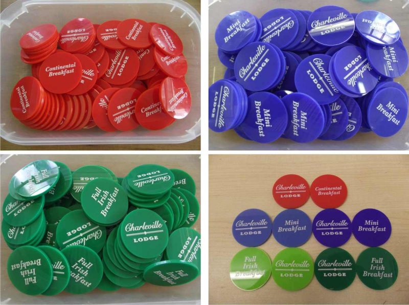 Tokens - Charleville Lodge Breakfast Tokens.jpg (Image #289 of 311)